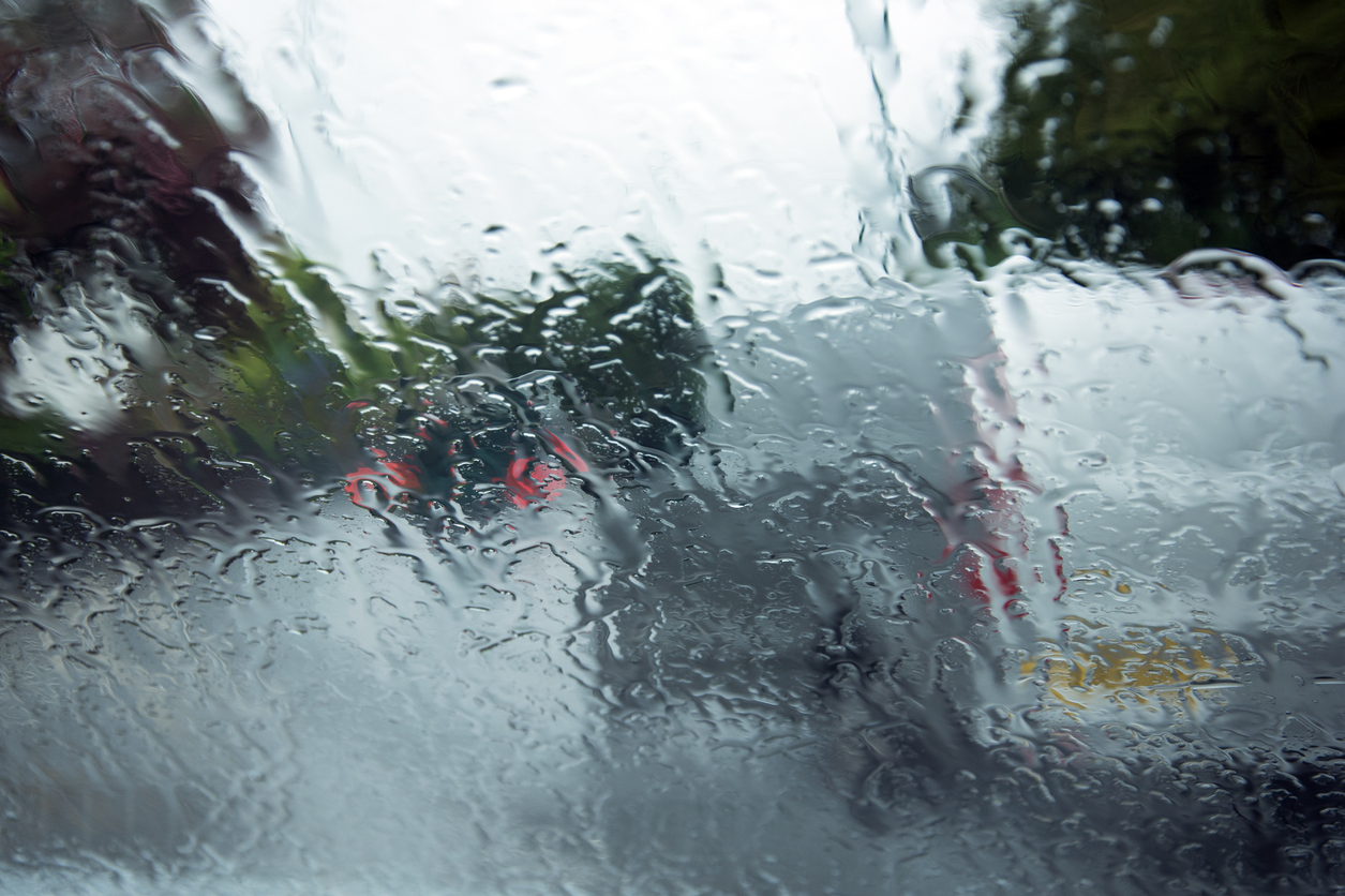 Heavy rain and poor driving conditions - Freeway Driving School